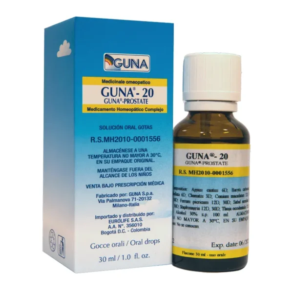 GUNA PROSTATE – Origenes – Medicina funcional